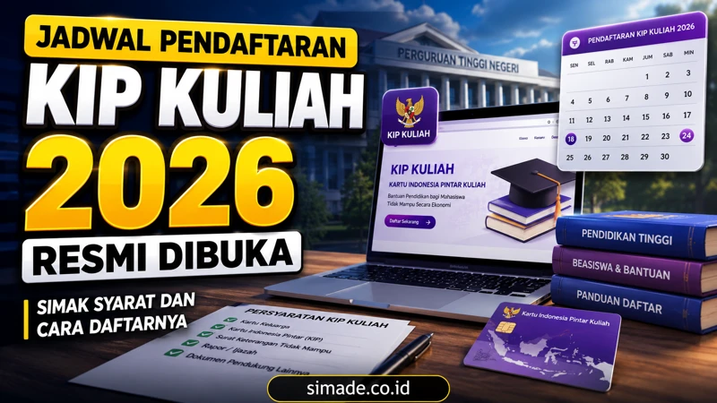 Jadwal Pendaftaran KIP Kuliah 2026 Resmi Dibuka Simak Syarat Dan Cara ...